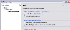 Eclipse – Code Templates – Handerson Frota