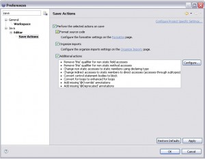Eclipse – Formatter e Save Action – Handerson Frota